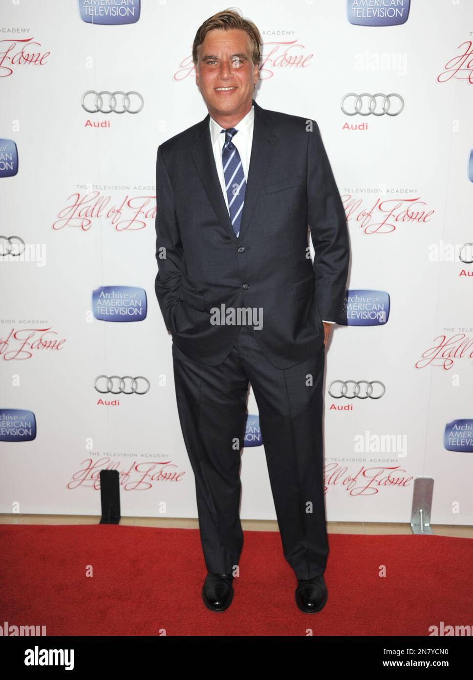 Aaron Sorkin arrives at The Academy of Television Arts and Sciences ...