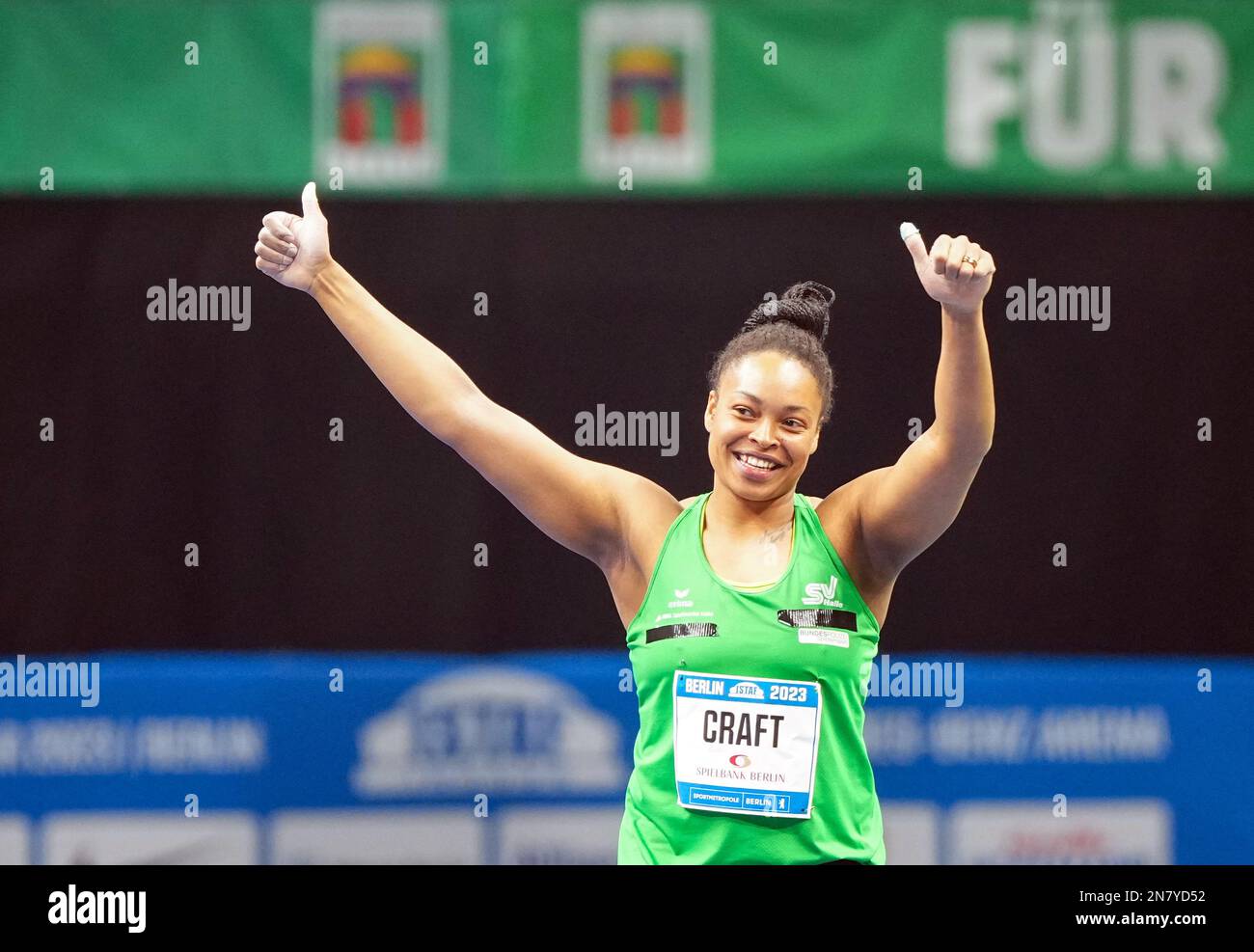 10 February 2023, Berlin: Athletics/Hall: Meeting, Decisions, Discus ...