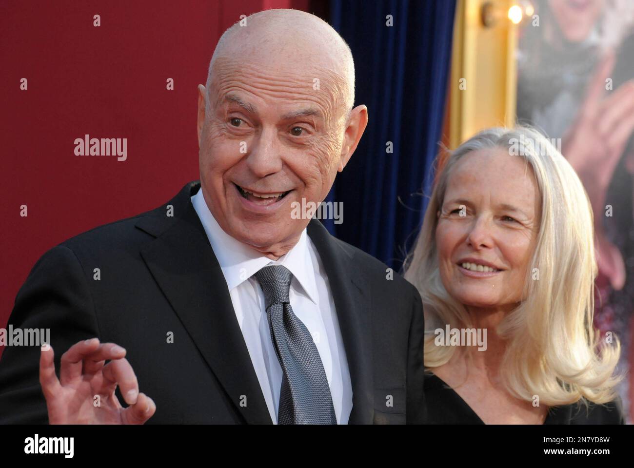 Actor Alan Arkin, left, and his wife, Suzanne Newlander Arkin arrive at ...
