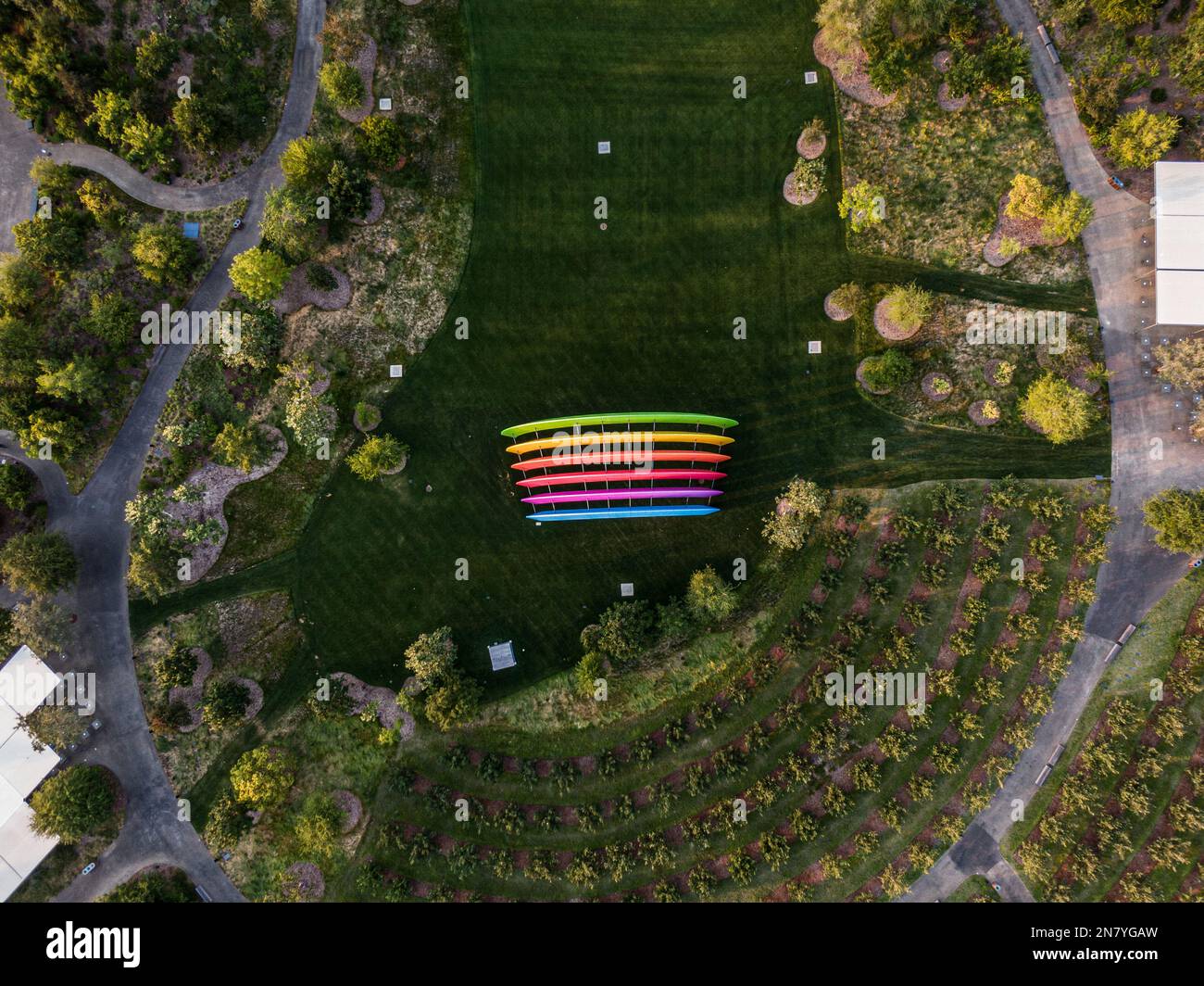 Cupertino, USA, 15 July 2020 Aerial View of the Apple Park Campus ...