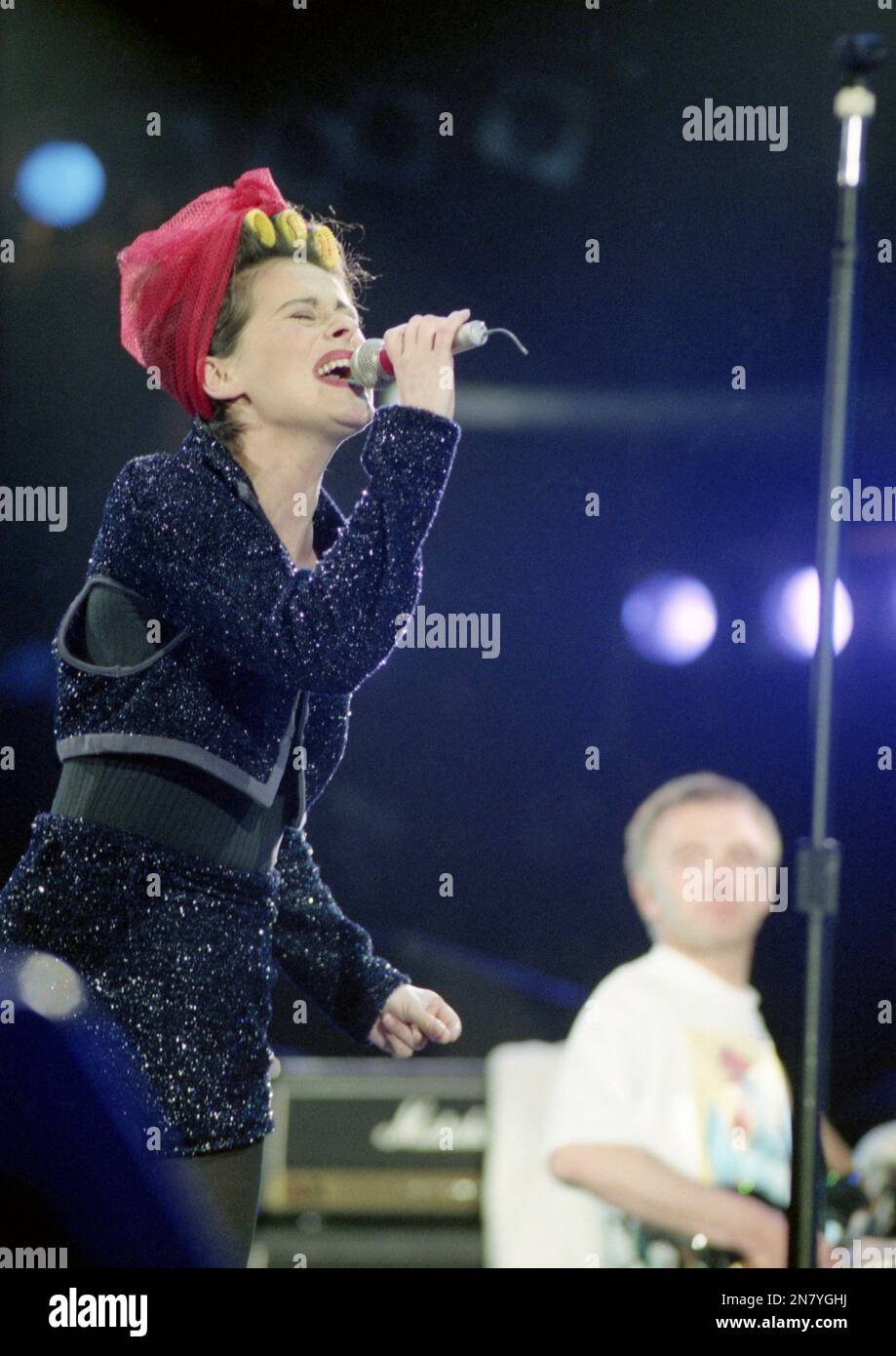 British singer Lisa Stansfield performs at the Freddie Mercury Tribute ...