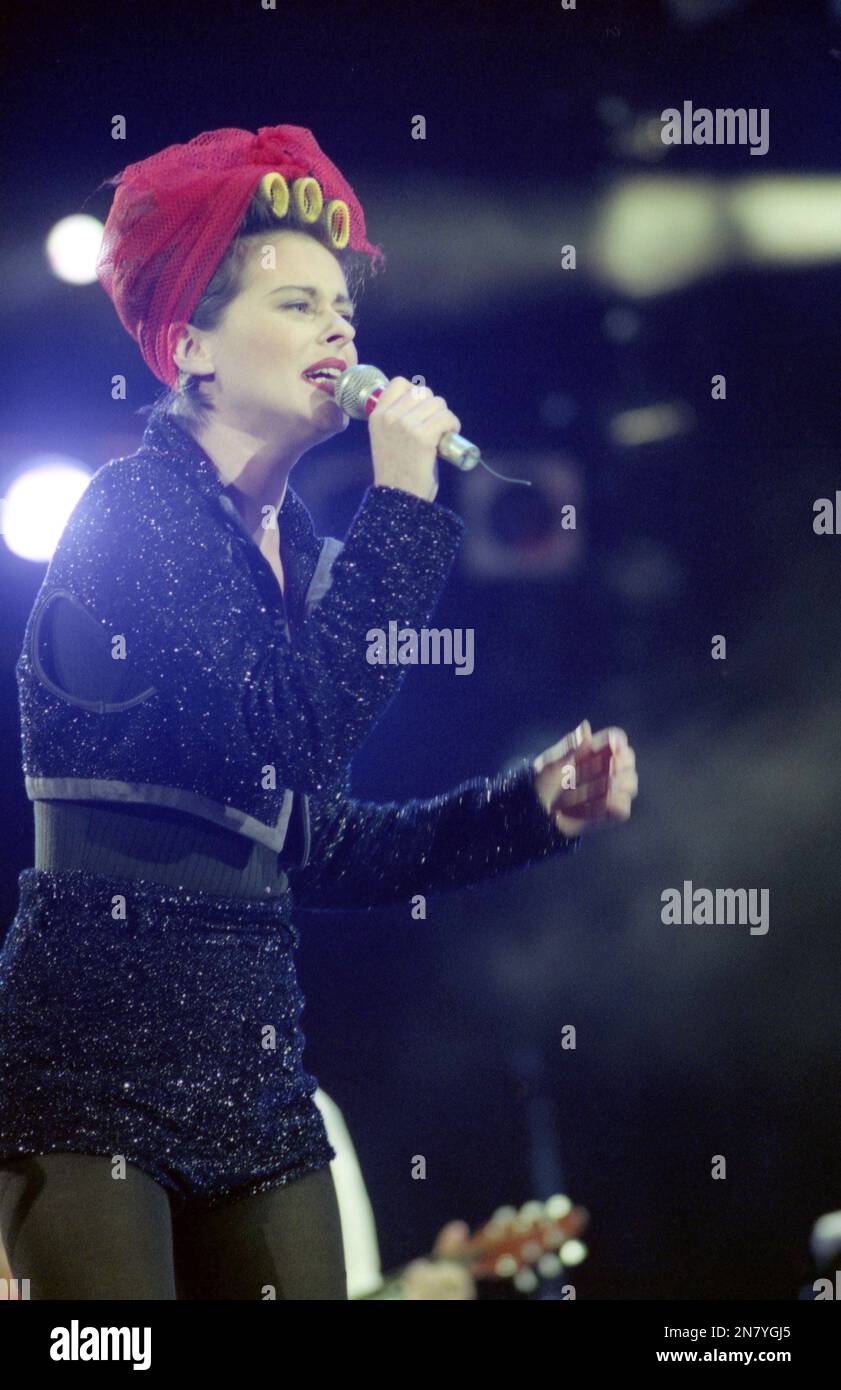 British singer Lisa Stansfield performs at the Freddie Mercury Tribute ...