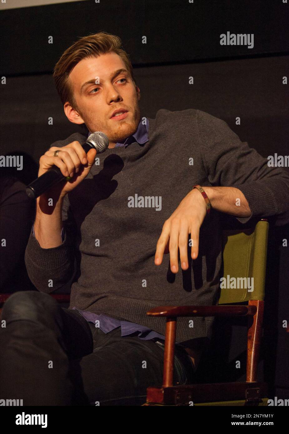 Actor Jake Abel during "The Host" screening at the AMC River East 21 ...