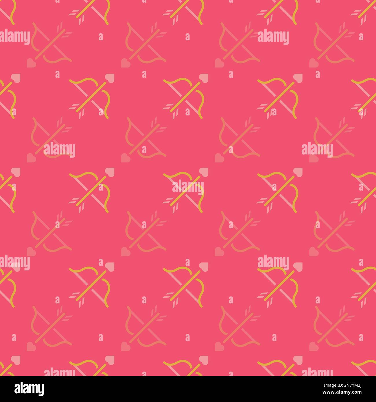 Pink Cupid Arrow Vector Repeat Pattern Background Design Stock Vector ...