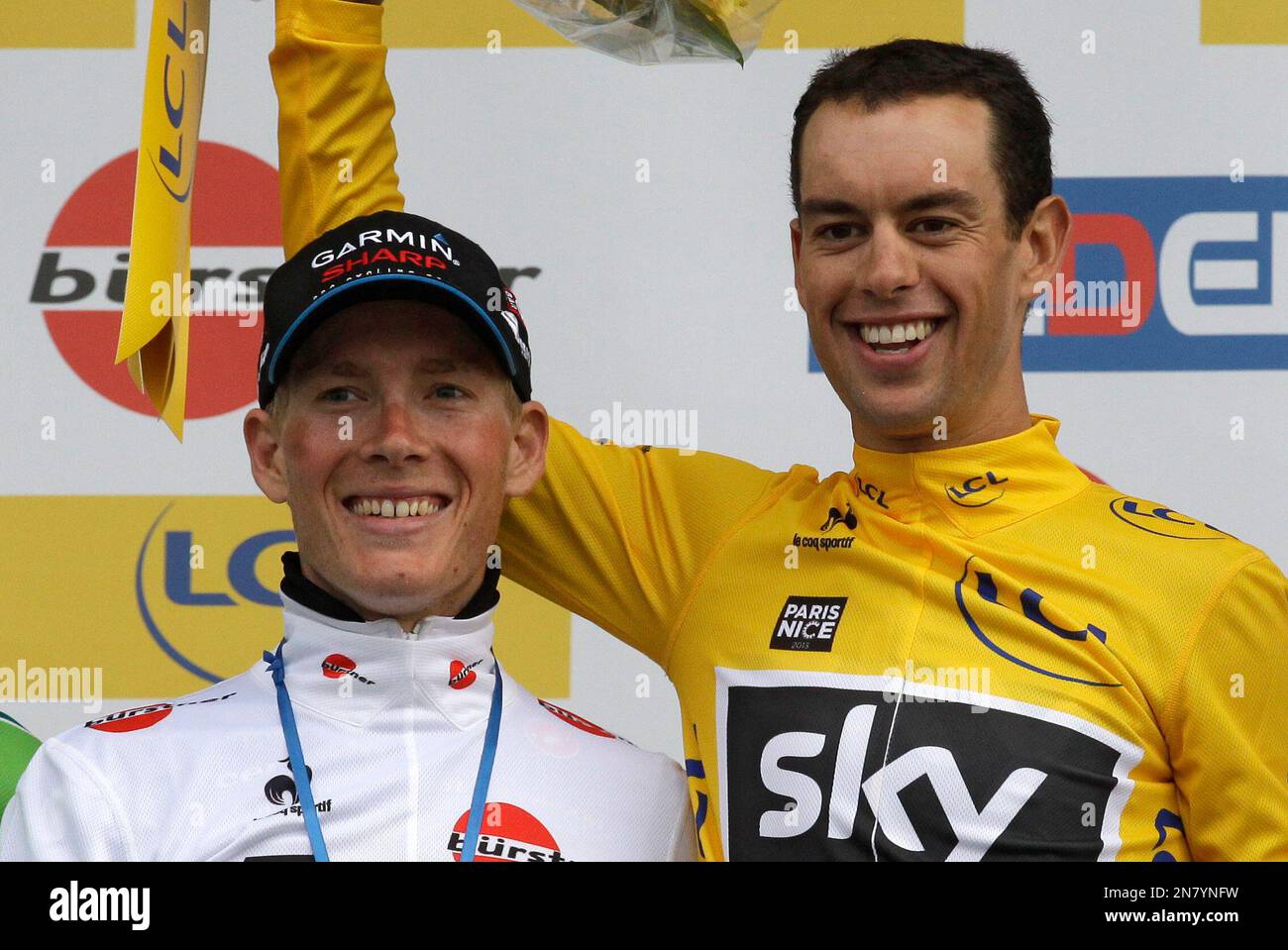 Winner of the Paris-Nice cycling race, Richie Porte of Australia ...