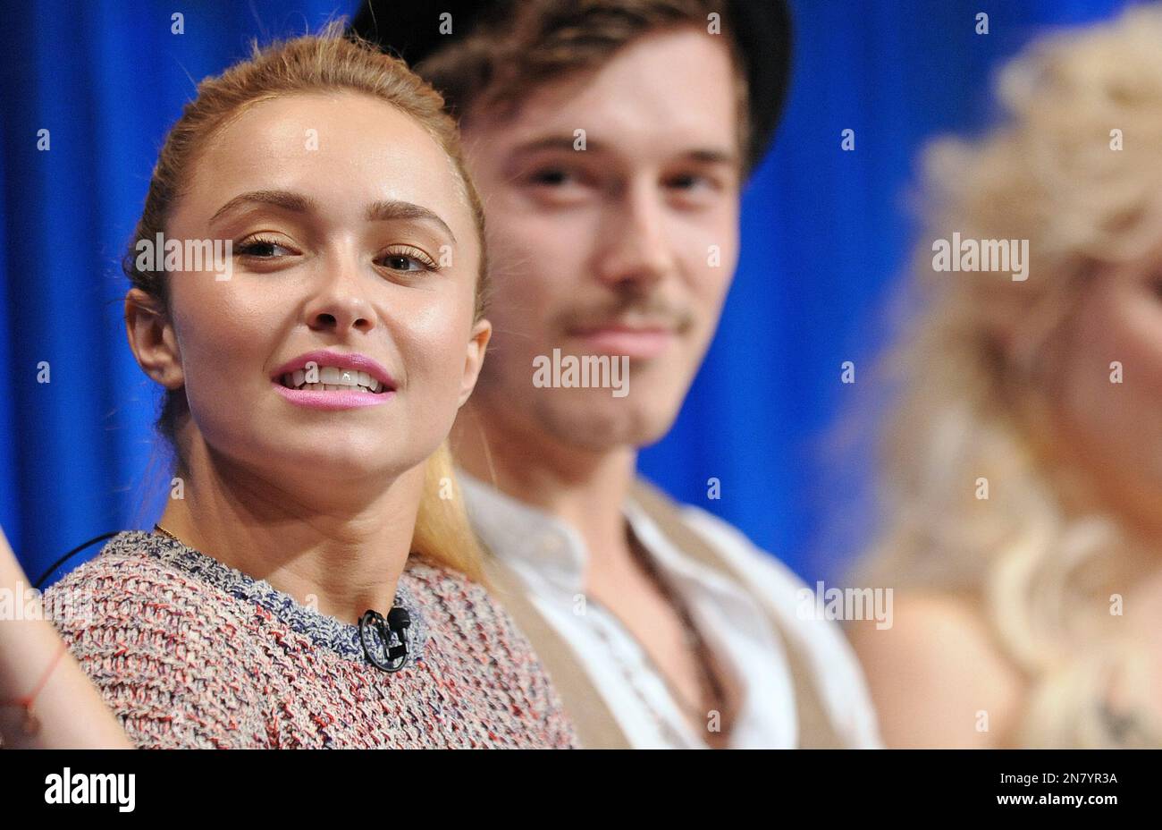 Photo of, from left, Hayden Panettiere, Sam Palladio and Clare Bowen ...