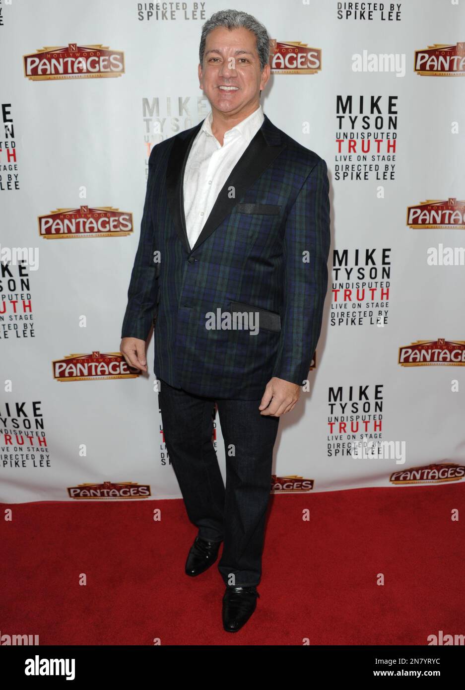 Bruce Buffer arrives at the LA premiere of "Mike Tyson: Undisputed ...