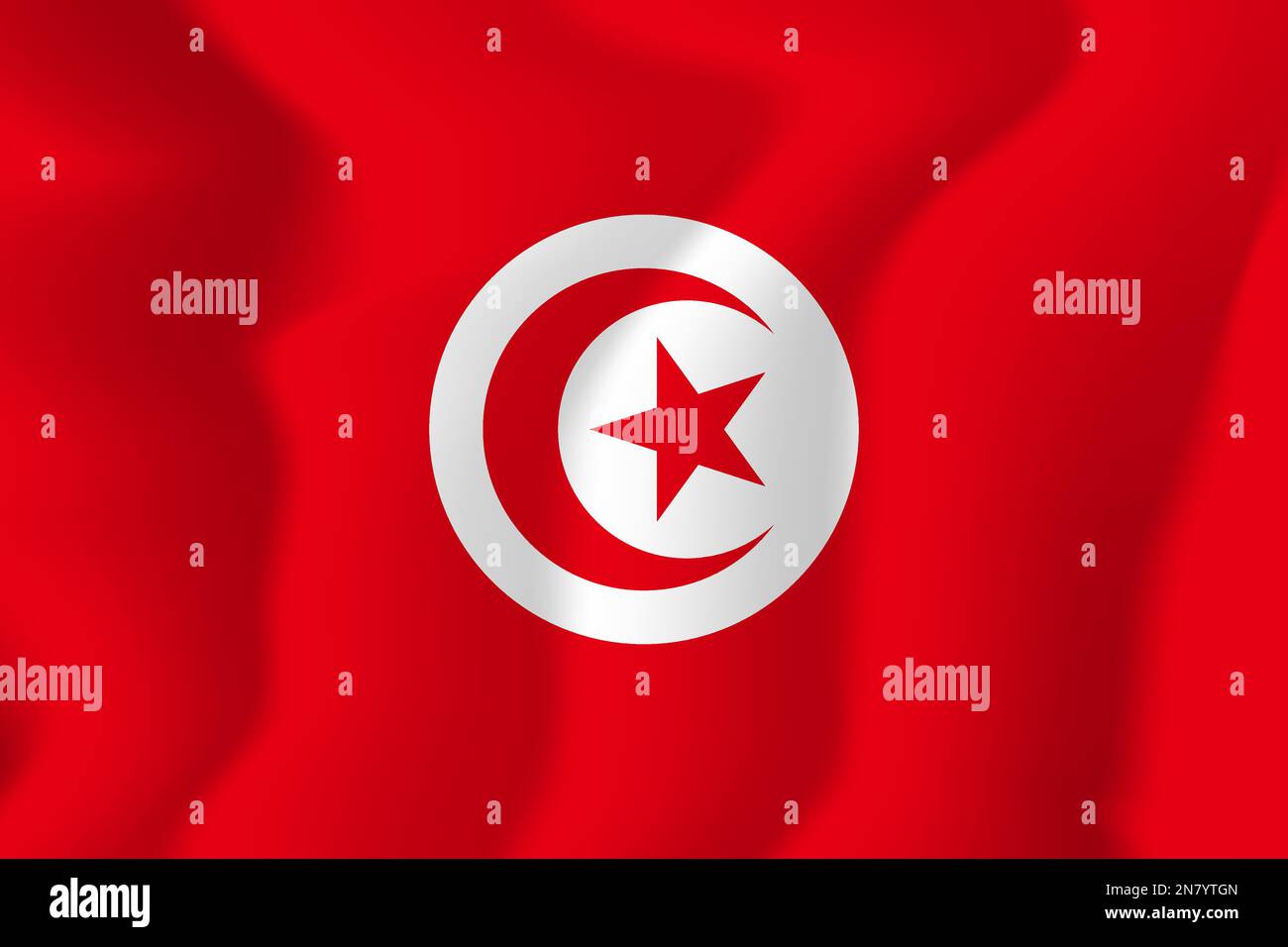 Tunisia flags white hi-res stock photography and images - Alamy