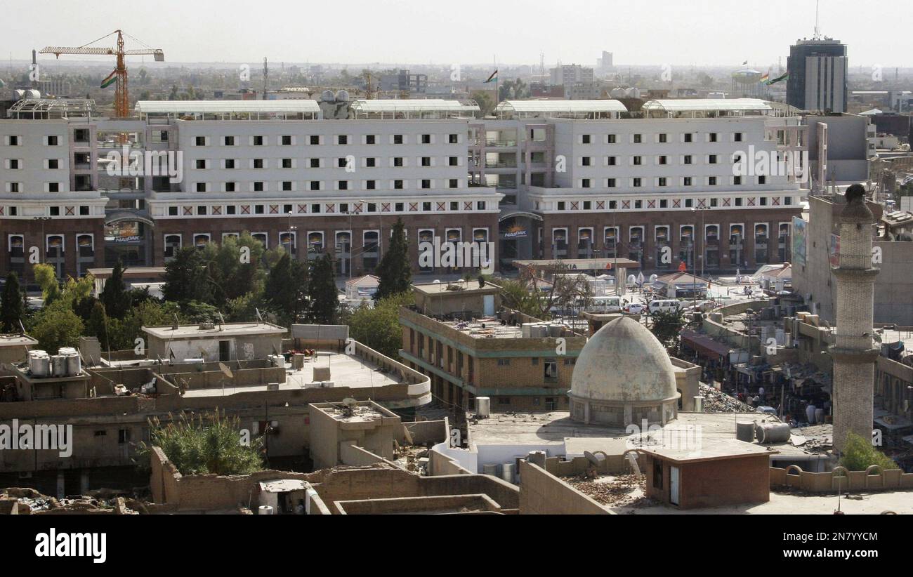 FILE - This Nov. 3, 2007 file photo shows a new shopping mall in Irbil ...