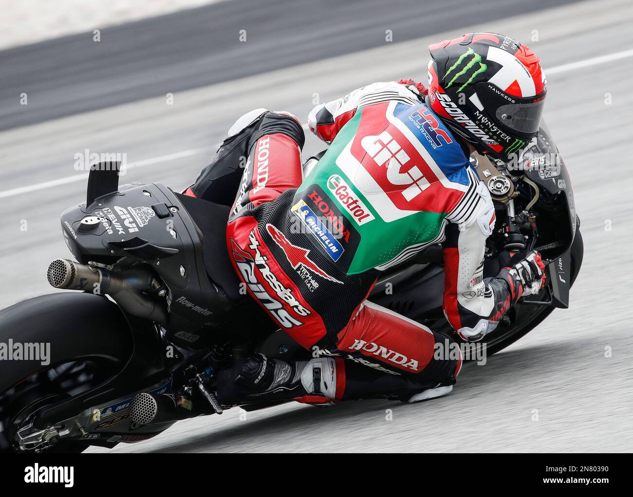 Spanish rider Alex Rins of LCR Honda Castrol in action during the ...