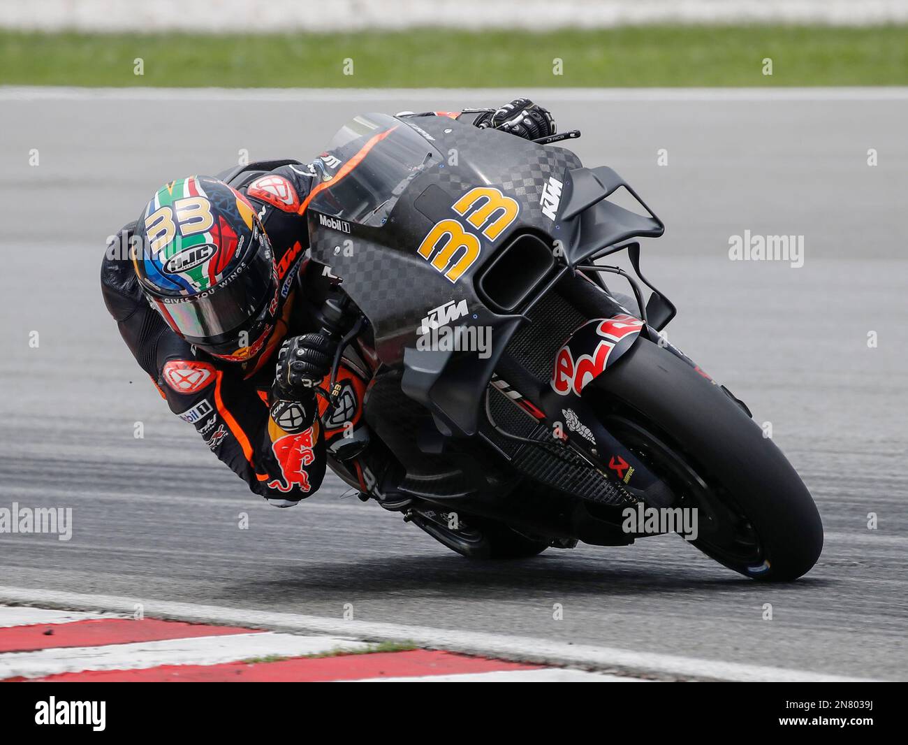 South African rider Brad Binder of Red Bull KTM Factory Racing in ...