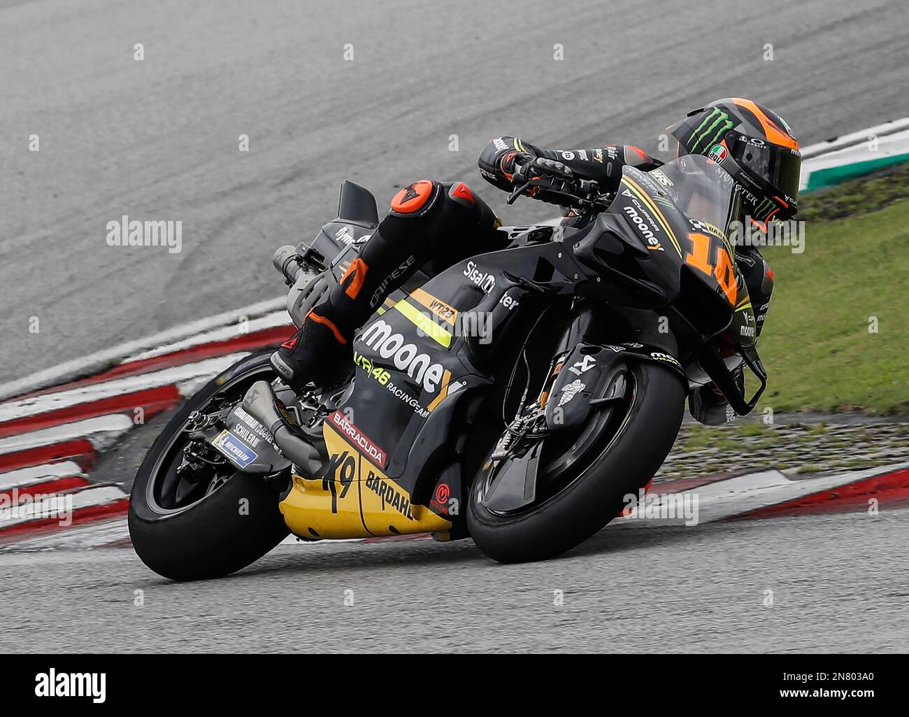 Italian rider Luca Marini of Mooney VR46 Racing Team in action during ...