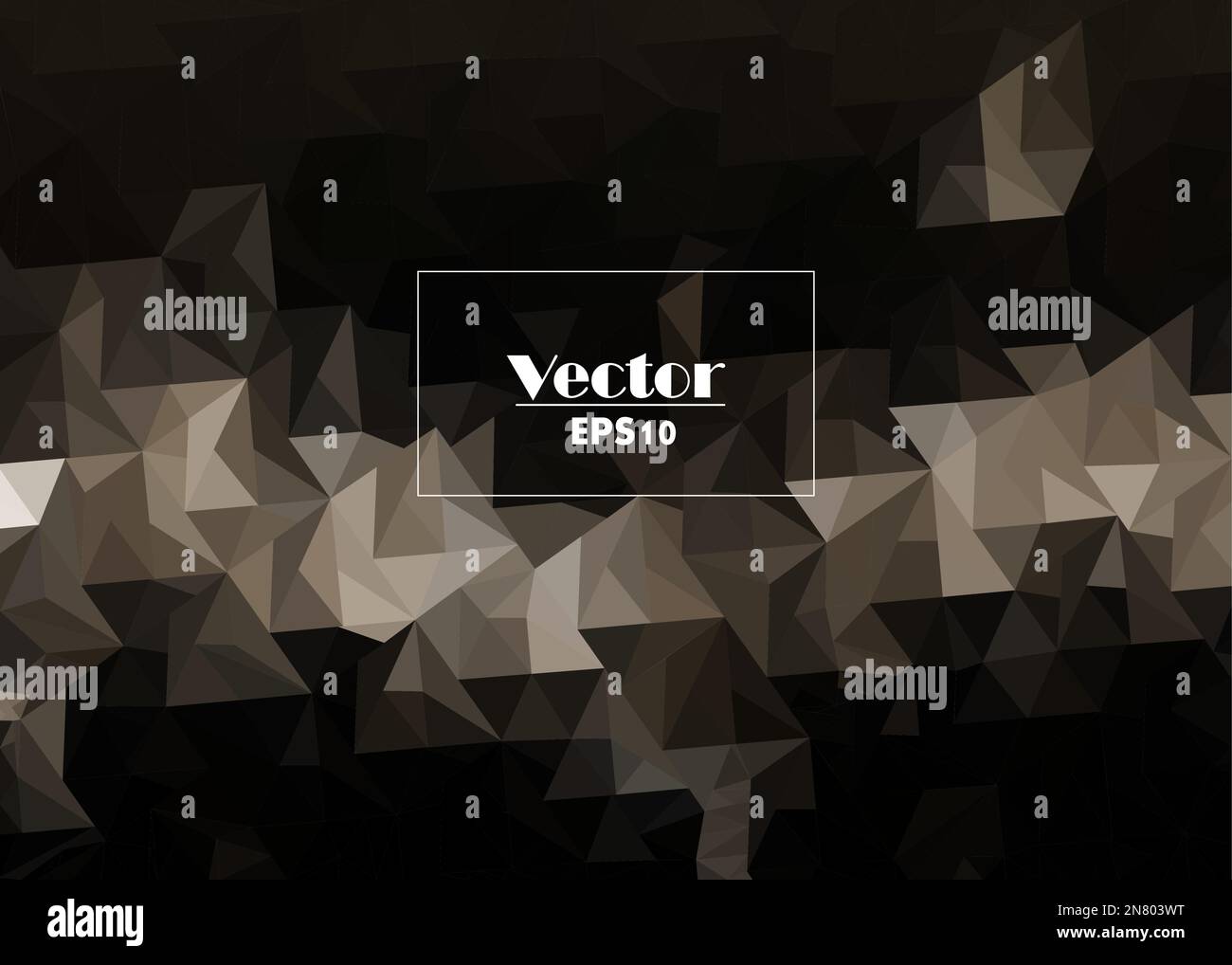 Vector Abstract Irregular Polygon Background With A Triangle Pattern In
