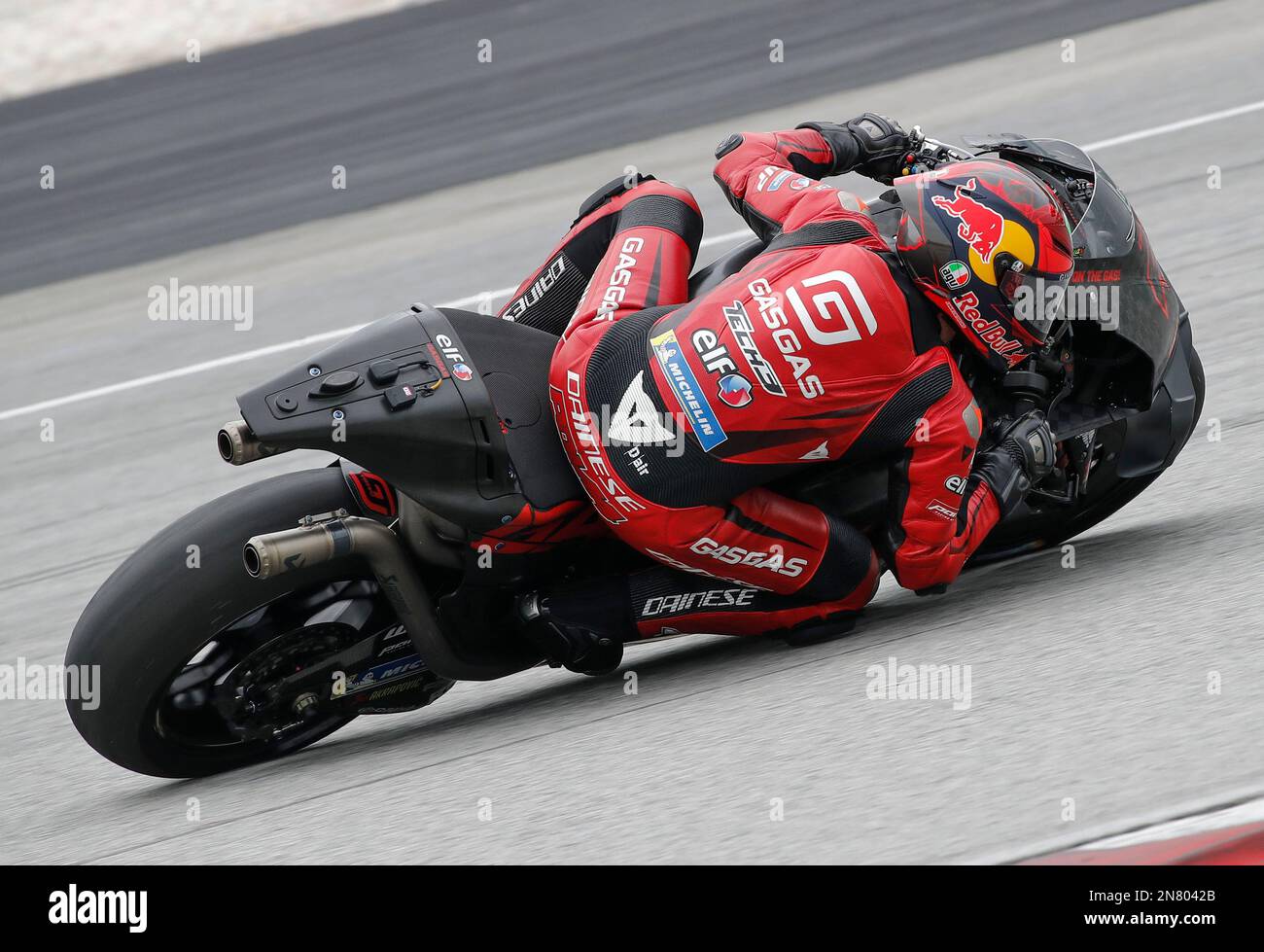 Spanish rider Pol Espargaro of Gasgas Factory Racing Tech3 in action ...