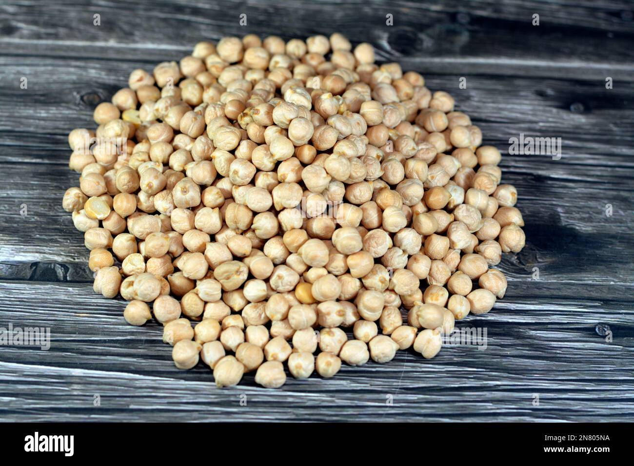 The chickpea or chick pea (Cicer arietinum), an annual legume of the ...