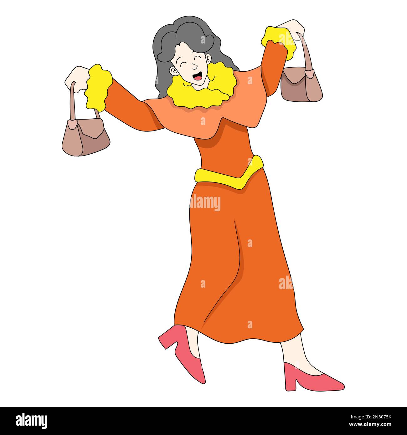 Glamorous illustration hi-res stock photography and images - Alamy