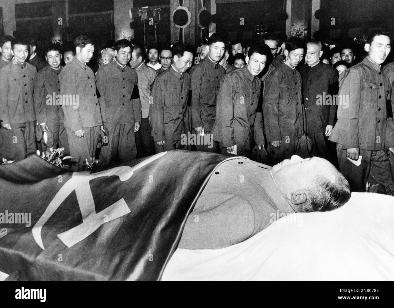 FILE - In this undated photo, commanders and fighters of the Chinese ...