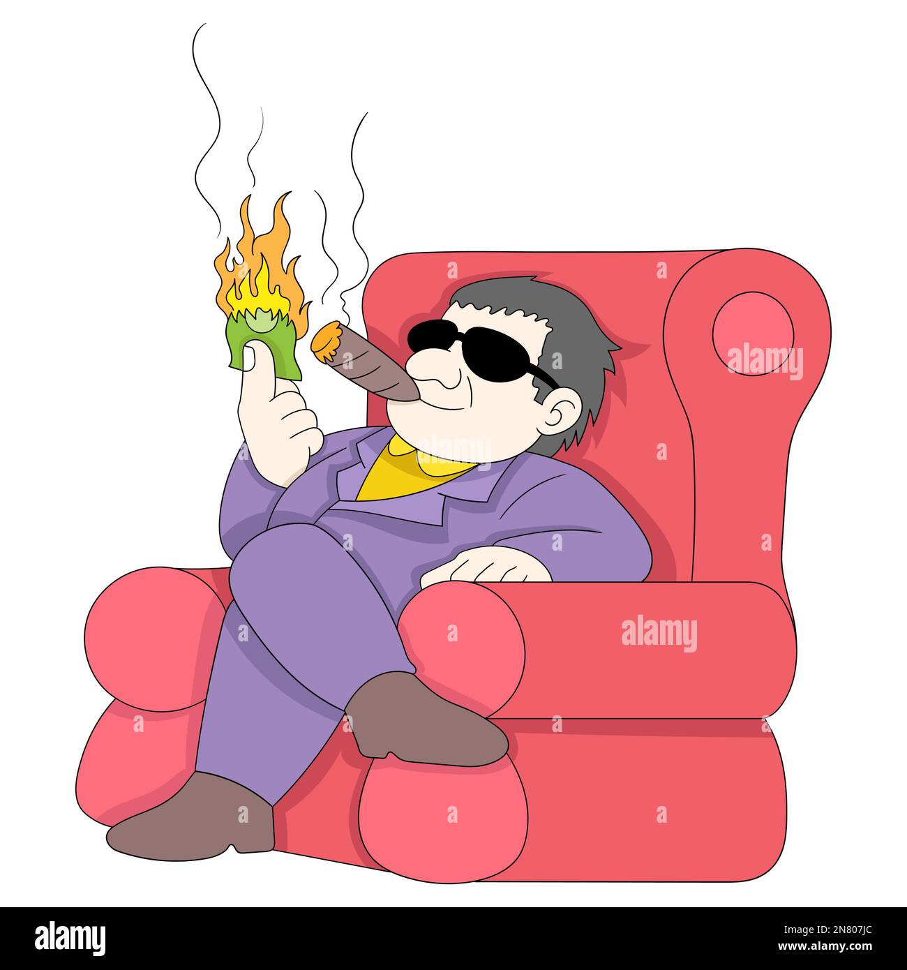 Boss sit Stock Vector Images - Alamy