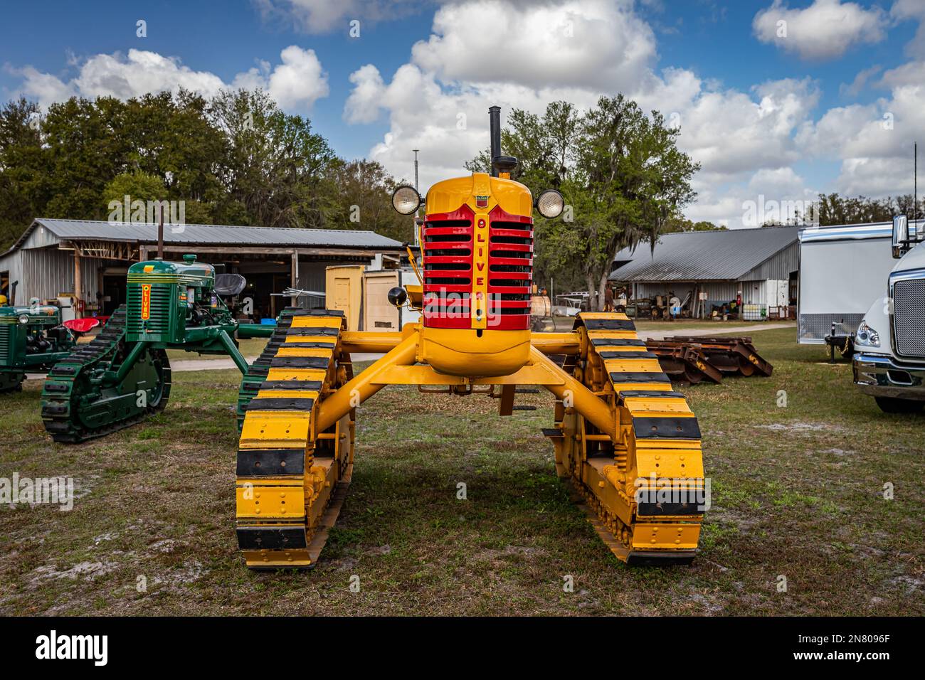 Vintage crawler tractor hi-res stock photography and images - Alamy