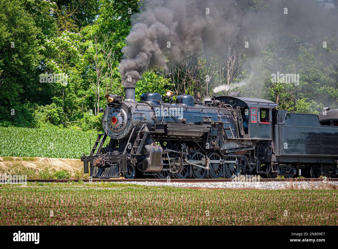 Steam locomotive blowing up hi-res stock photography and images - Alamy