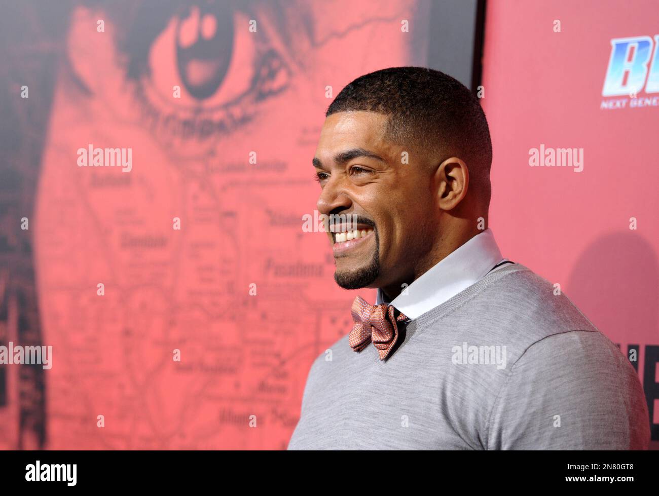 Actor David Otunga arrives at the world premiere of "The Call" at the ...