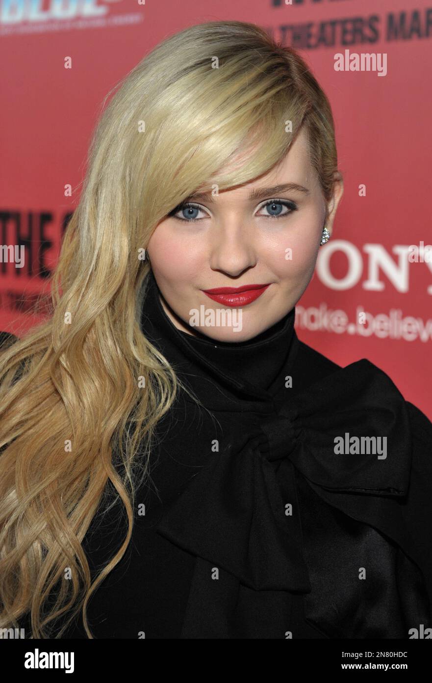 Actress Abigail Breslin arrives at the world premiere of "The Call" at ...