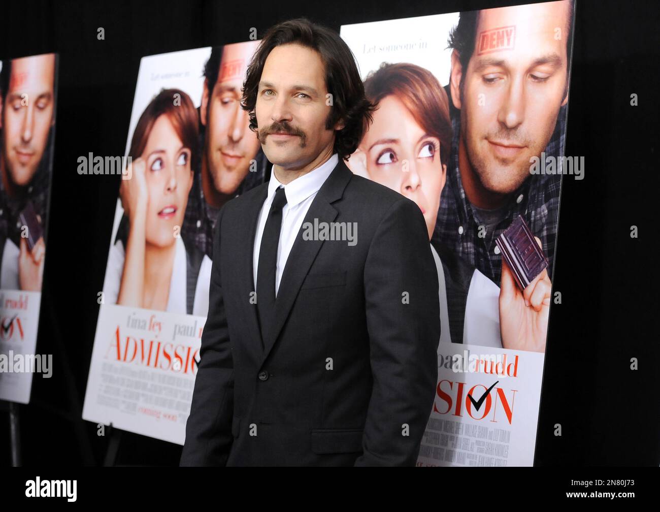 Actor Paul Rudd attends the premiere of "Admission" at AMC Loews ...
