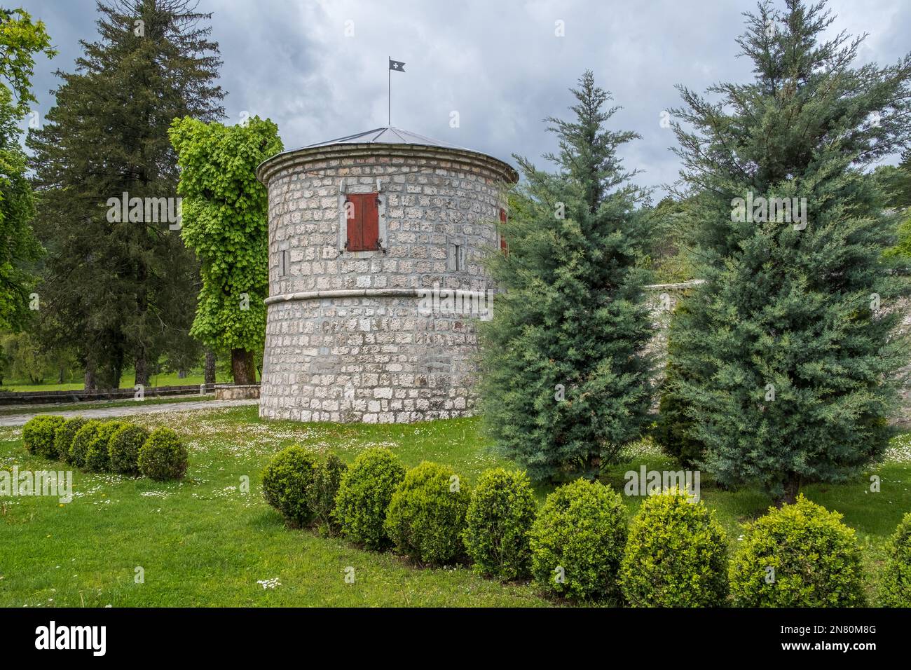 Historic Biljarda Palace, Billiard Hall, in the old royal capital ...