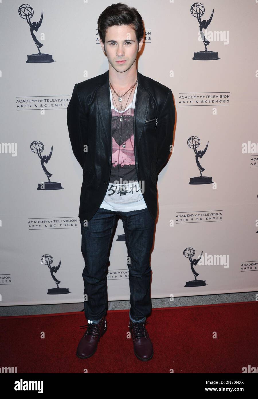 Connor Paolo arrives at the Academy of Television Arts and Sciences ...