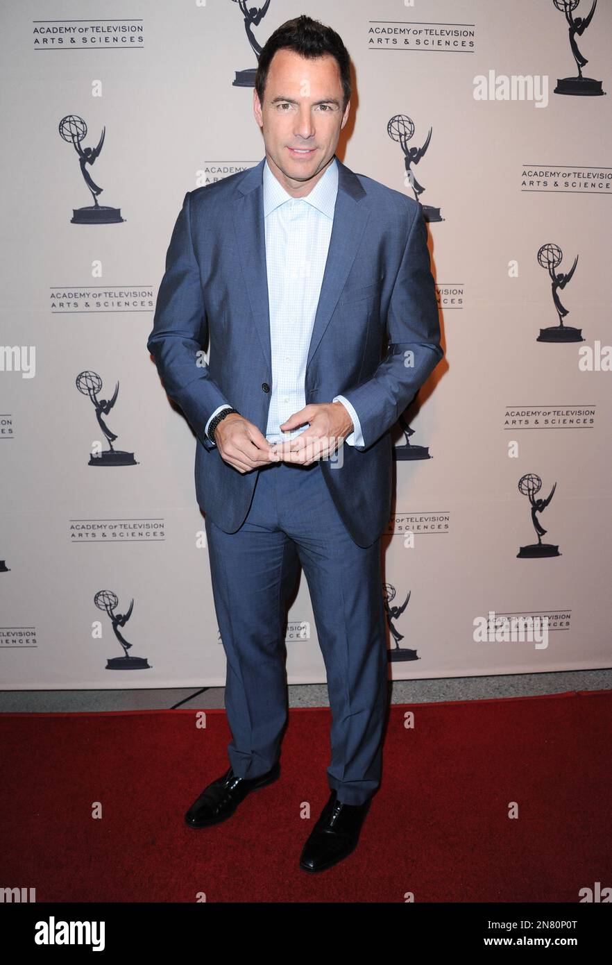 Mark Steines arrives at the Academy of Television Arts and Sciences ...