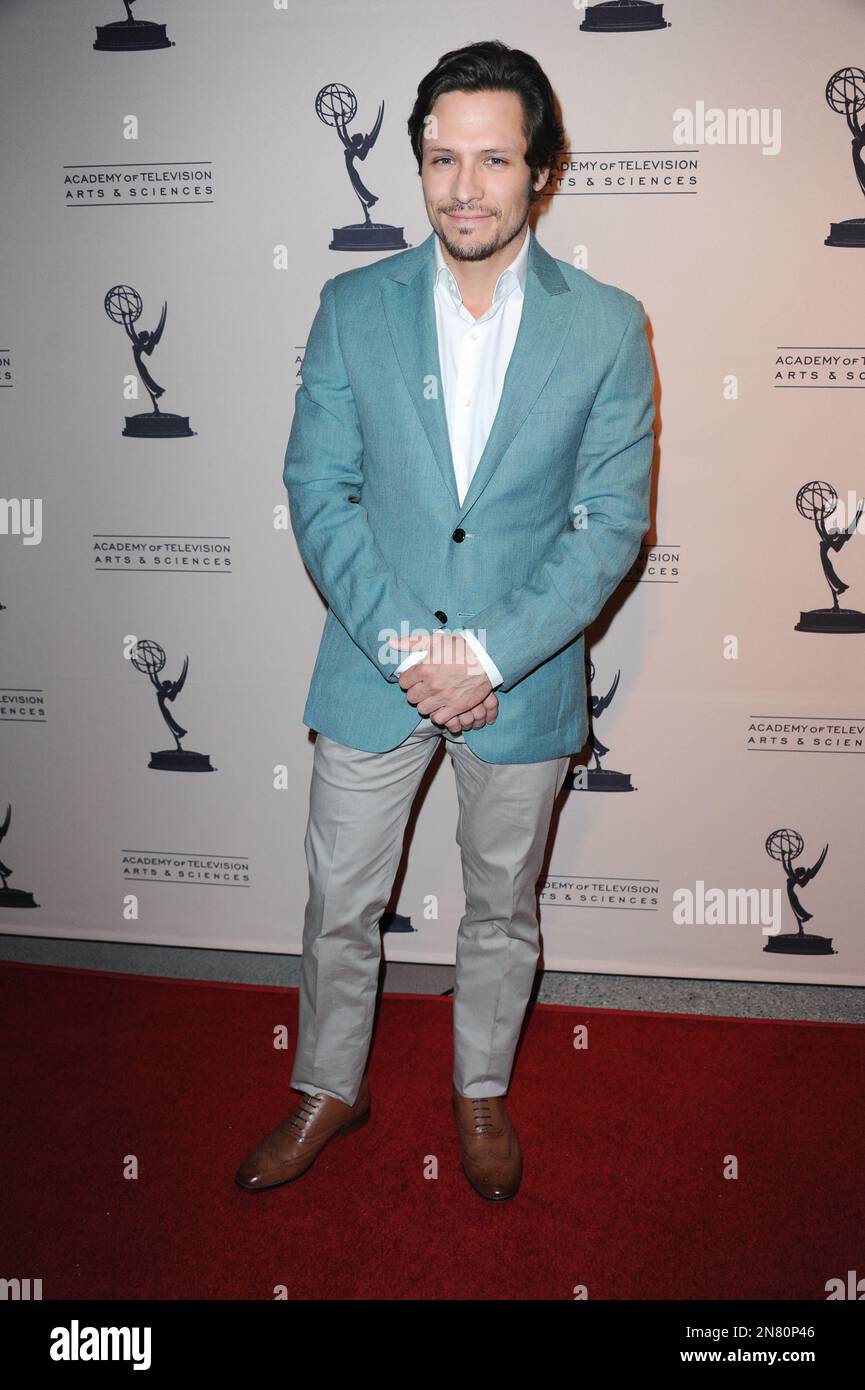 Nick Wechsler arrives at the Academy of Television Arts and Sciences ...