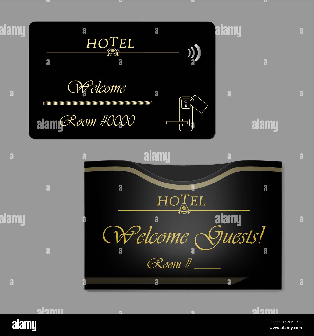 Rfid keycard Stock Vector Images - Alamy