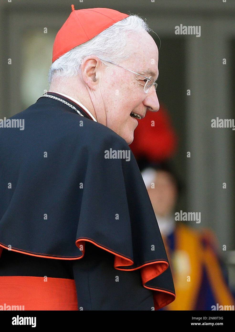 Canadian Cardinal Marc Ouellet arrives for a meeting, at the Vatican ...