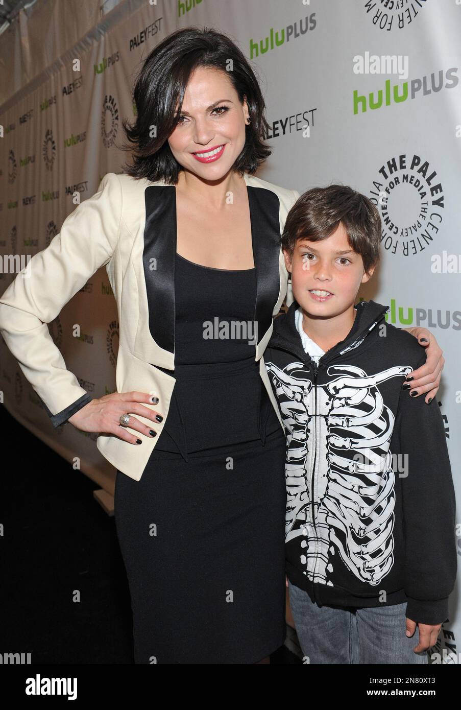 Photo of Lana Parrilla, left, and her nephew courtesy of Samsung Galaxy ...