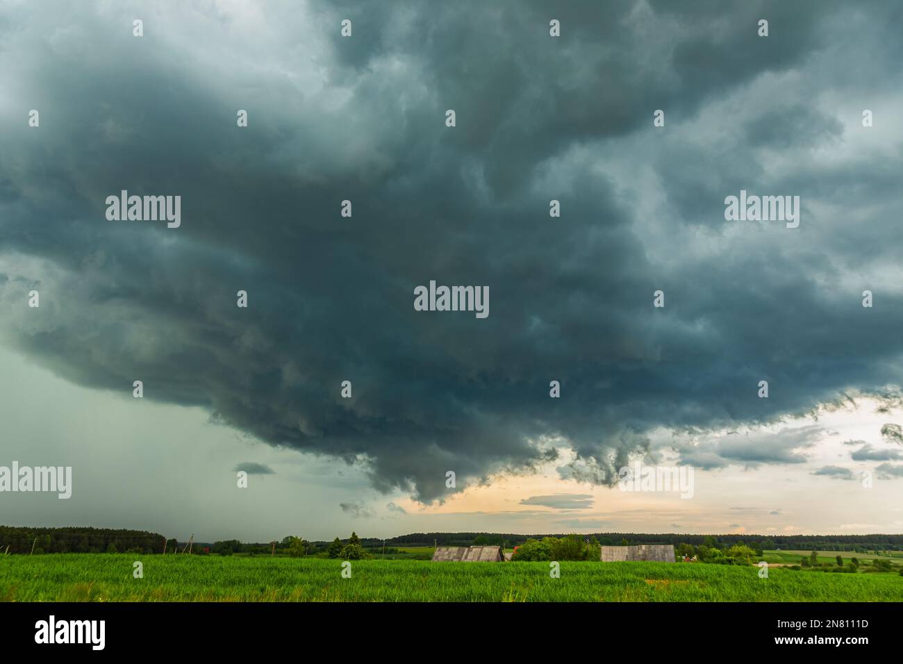 Severe Thunderstorm Clouds
