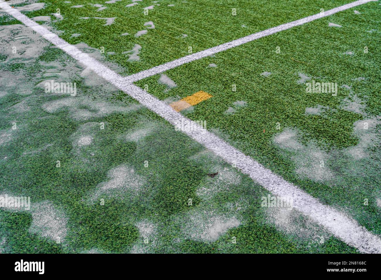 Frozen football field hi-res stock photography and images - Alamy
