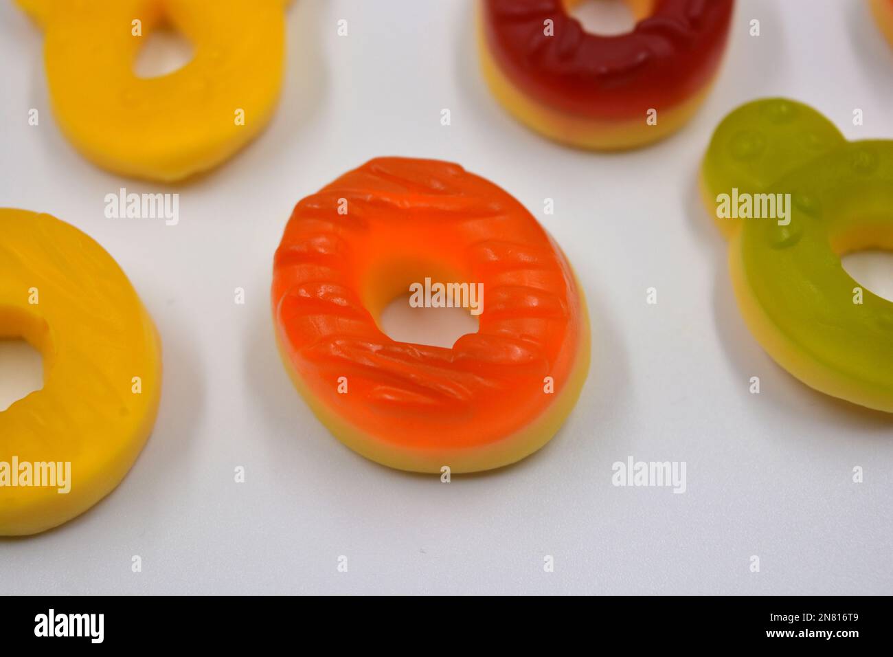 Bright and fabulous children's sweets in the form of multi-colored ...