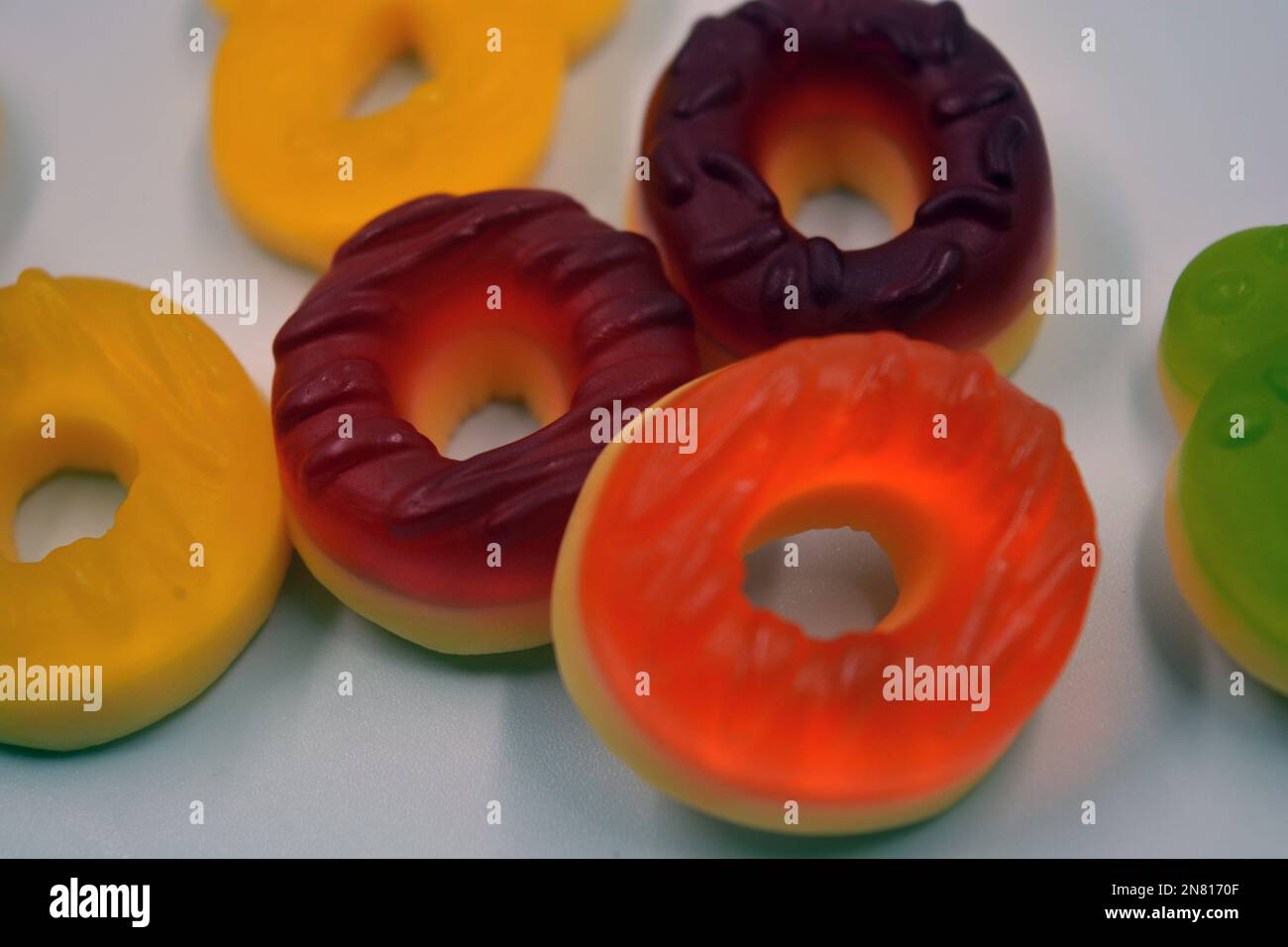 Bright and fabulous children's sweets in the form of multi-colored ...