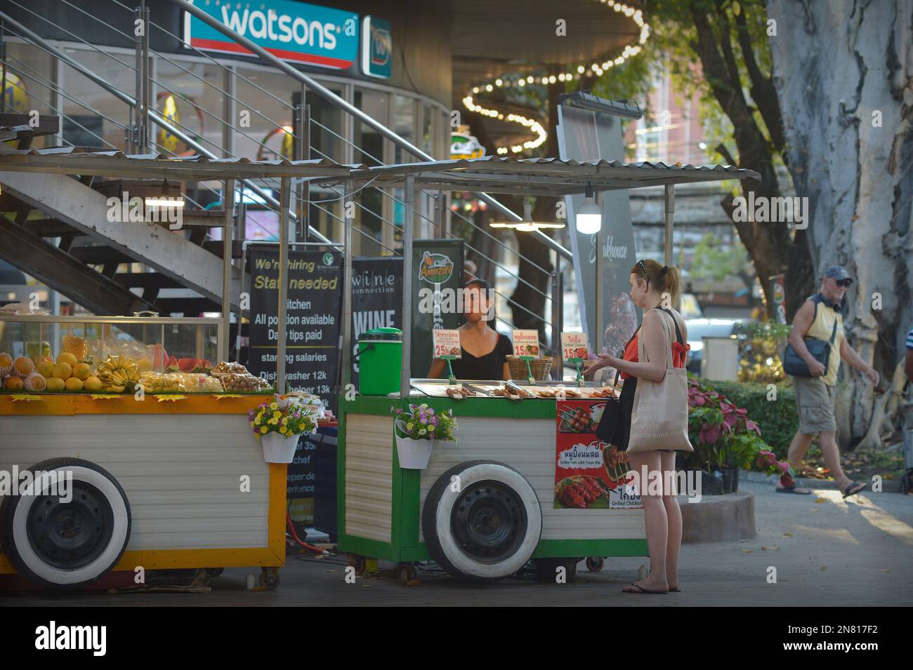 Street Market Second Road Pattaya Thailand Stock Photo - Alamy