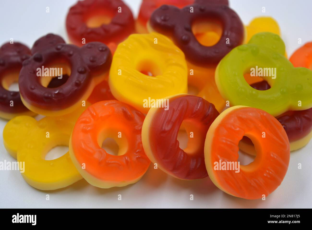 Bright and fabulous children's sweets in the form of multi-colored ...