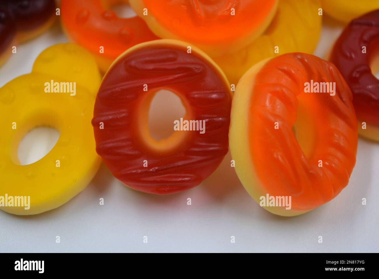 Bright and fabulous children's sweets in the form of multi-colored ...