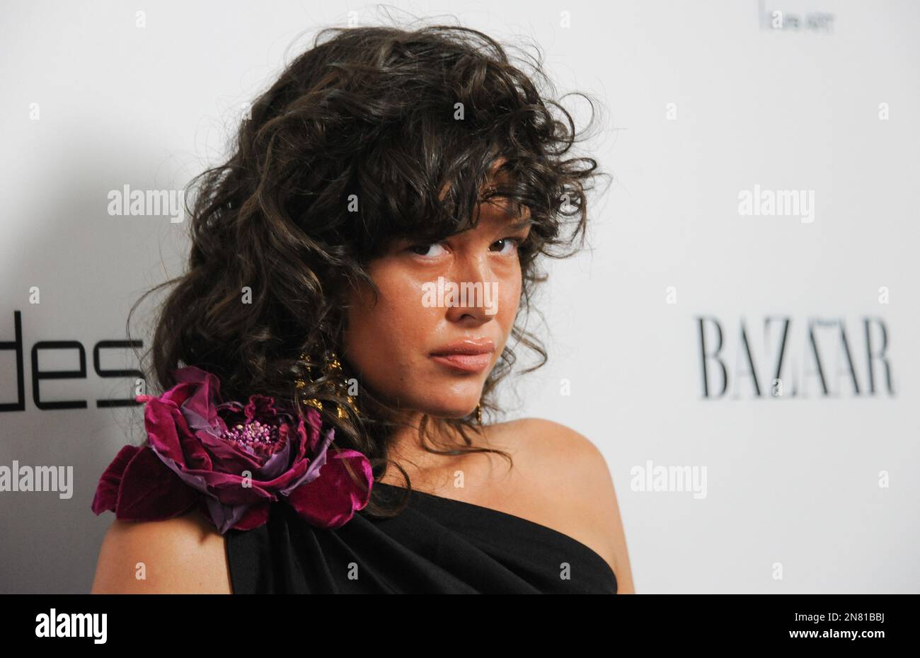 Paz de la Huerta arrives at Harper’s BAZAAR celebration of the launch ...