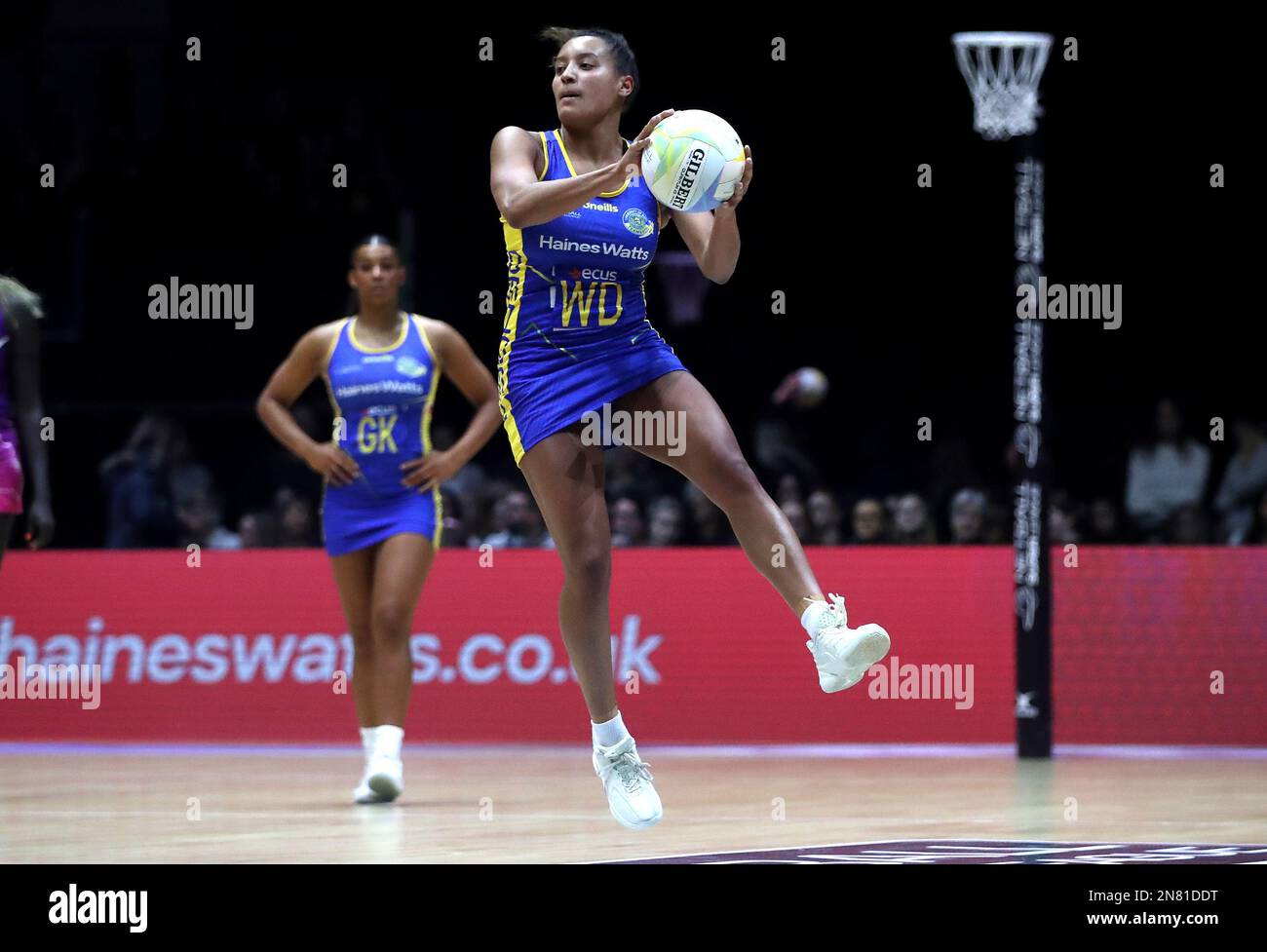 Team Bath's Imogen Allison in action during the Netball Season Opener ...
