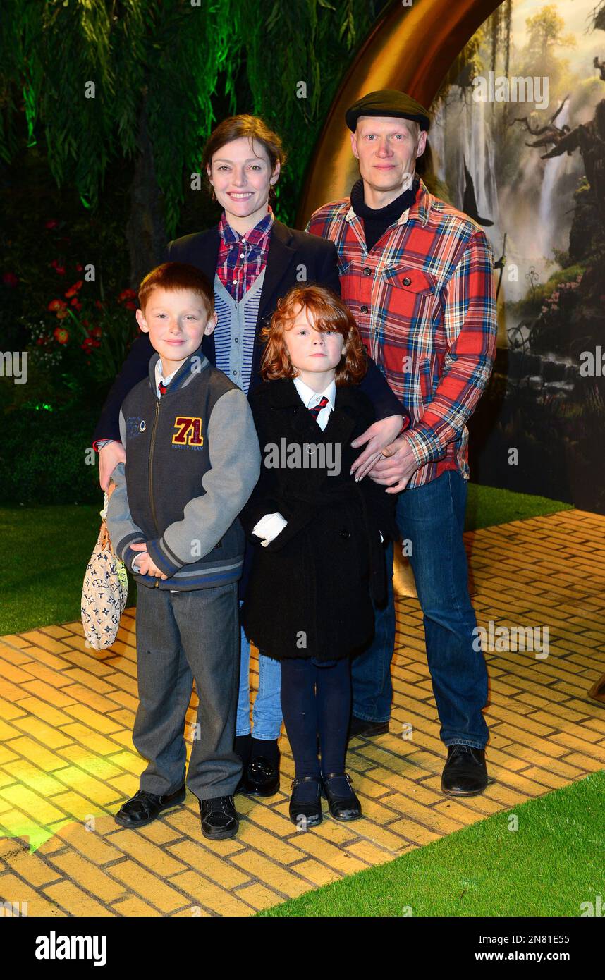 Camilla Rutherford and family attend Walt Disney Pictures European ...