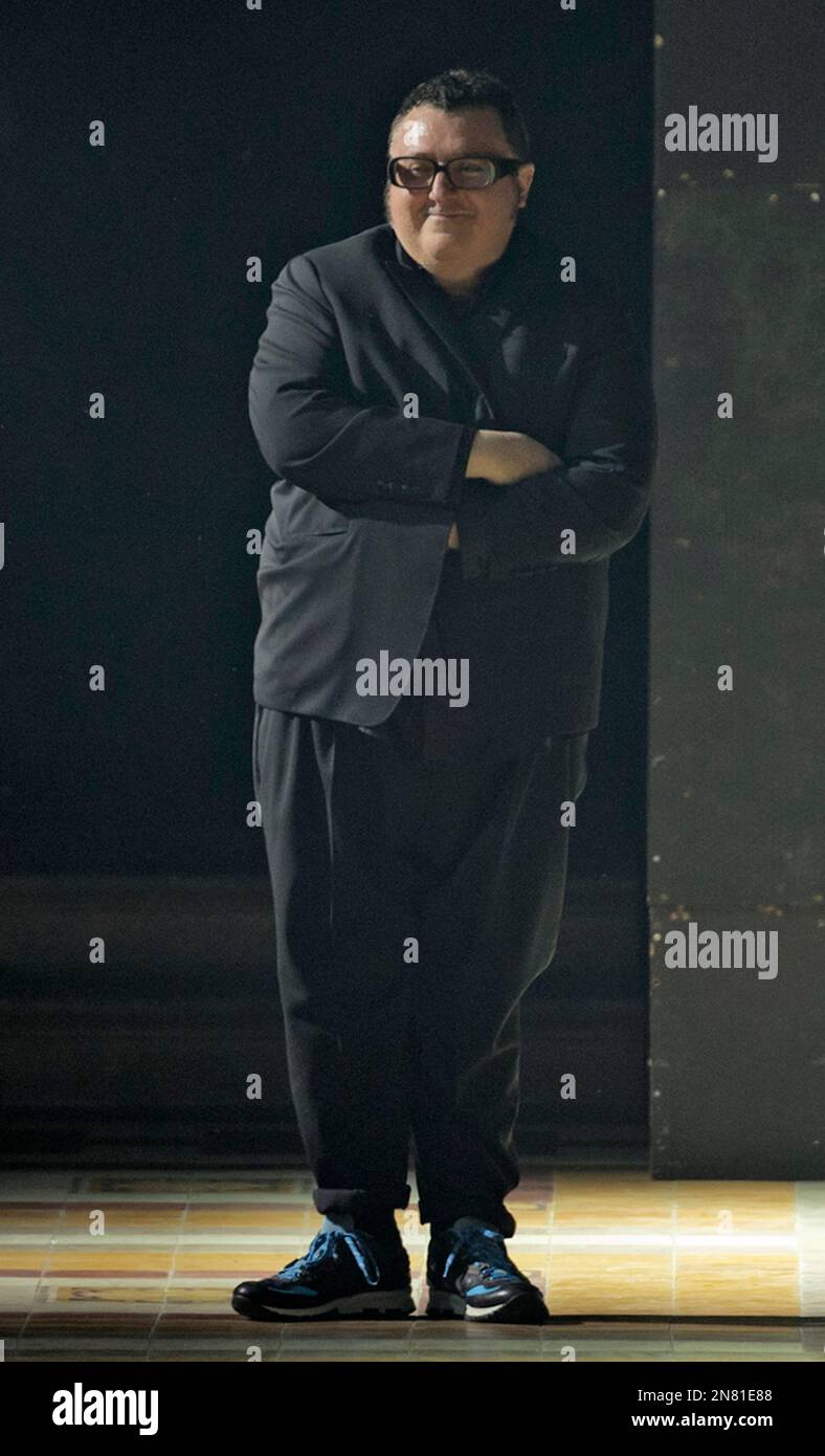 Creative Director for Lanvin, Israeli fashion designer Alber Elbaz ...