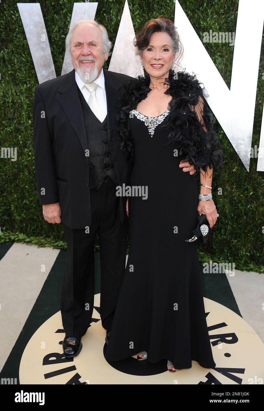 From left, producer George Schlatter and wife Jolene Brand arrive at ...