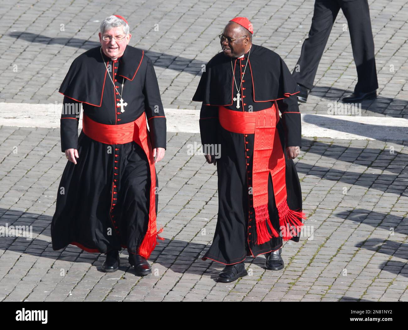 Cardinal Thomas Christopher Collins, left, and Cardinal Gabriel Zubeir ...