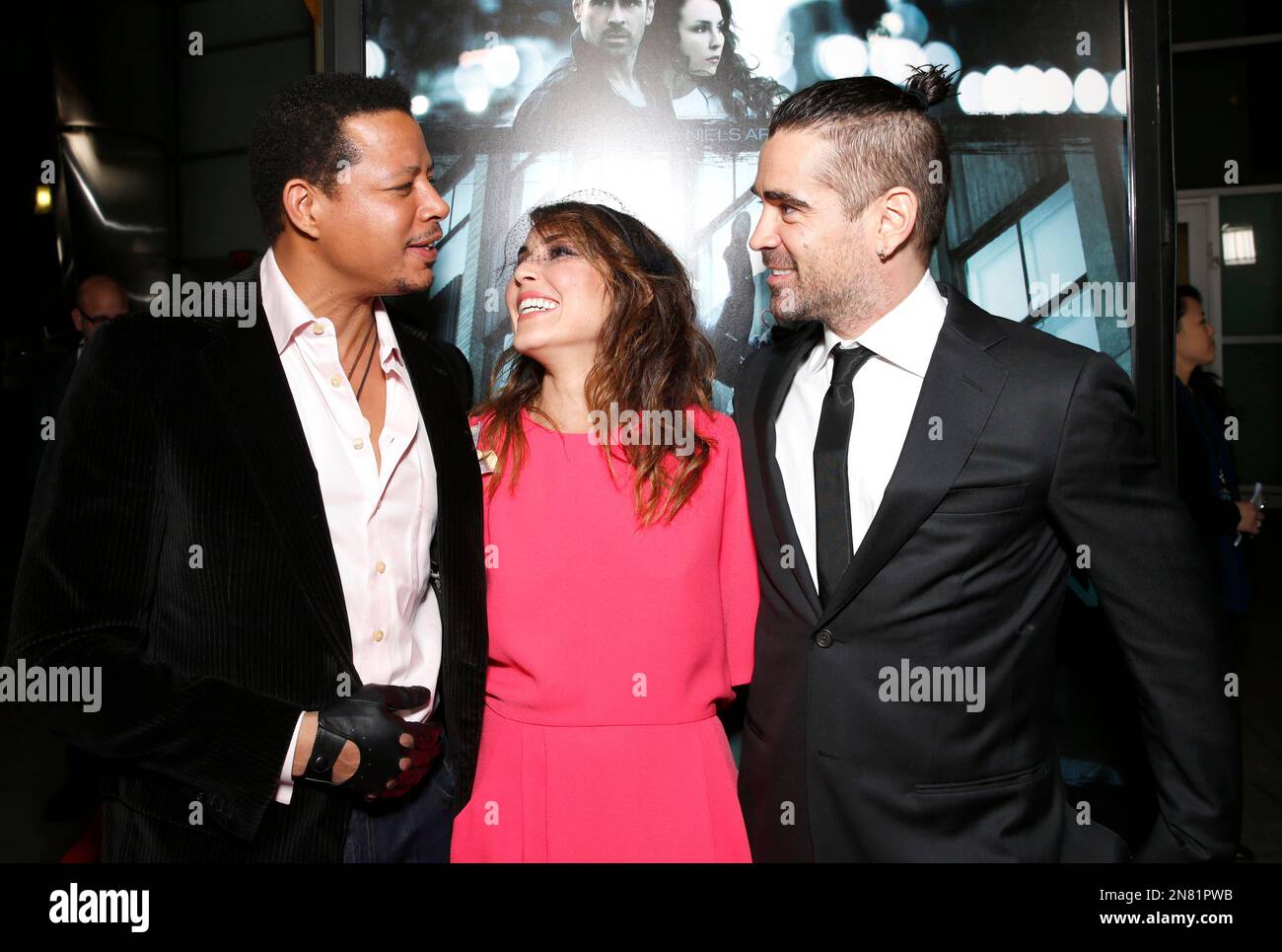Terrence Howard, Noomi Rapace and Colin Farrell arrive at the world ...