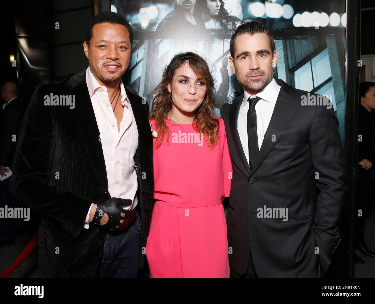 Terrence Howard, Noomi Rapace and Colin Farrell arrive at the world ...