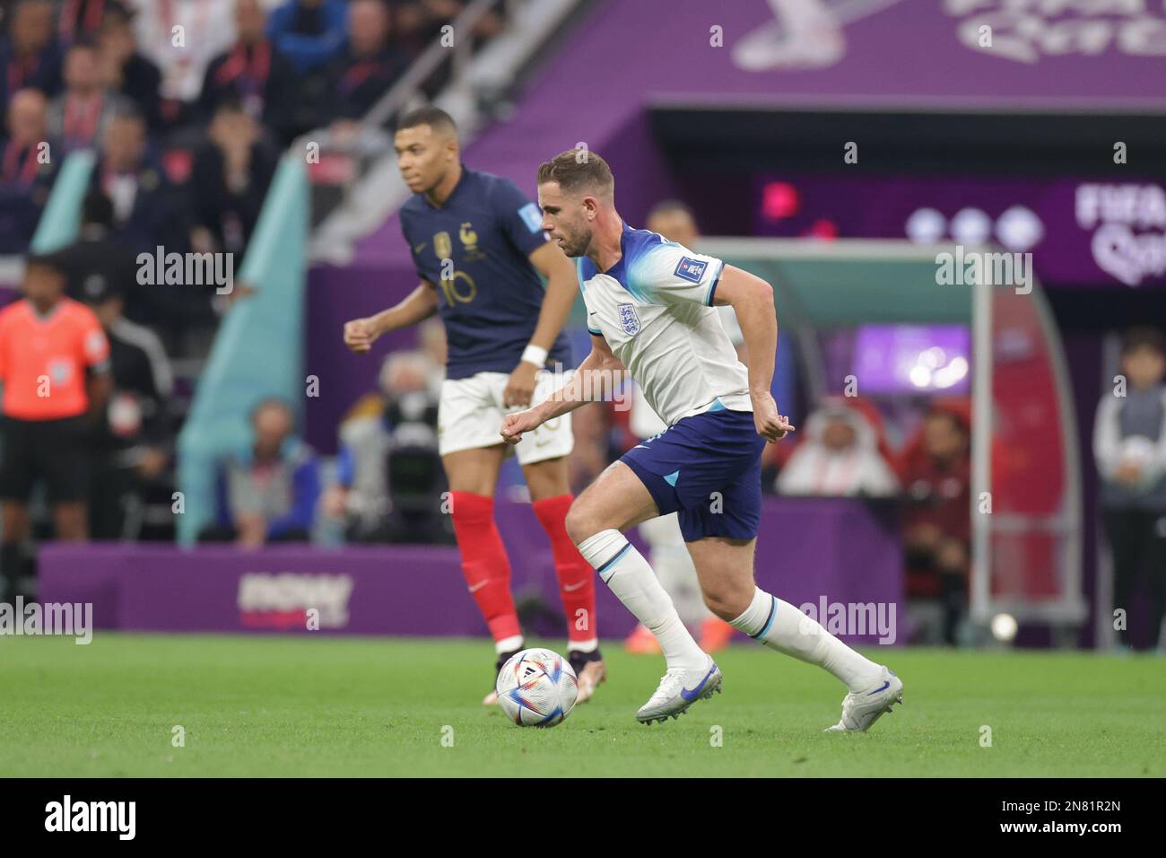 Jordan Henderson of England in action during the FIFA World Cup Qatar ...